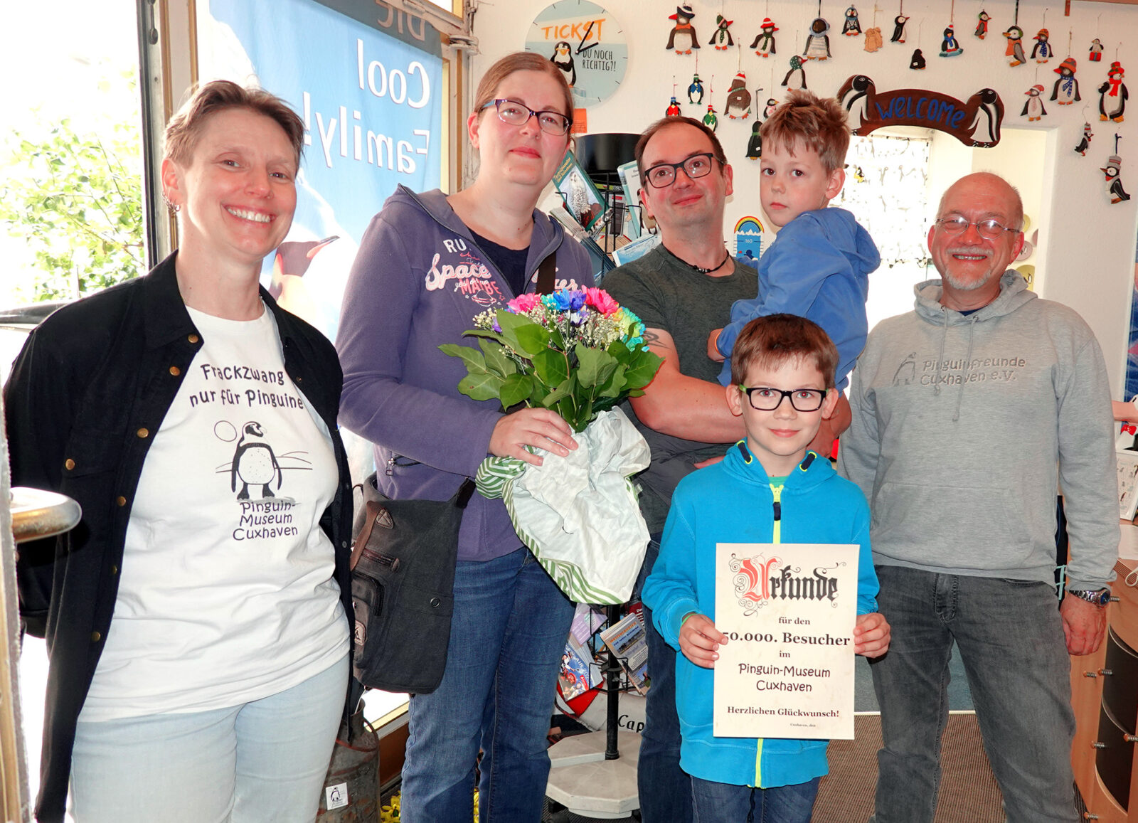 50.000 Besucher im Pinguin-Museum Cuxhaven - Cuxverein