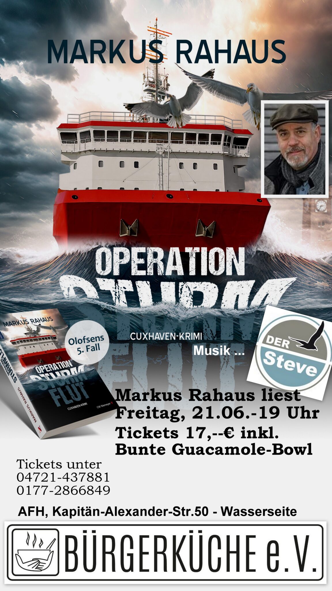 Krimilesung der Bürgerküche - Cuxverein